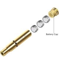 China 520nm Green Dot Bore Laser Sight Anodized Red Battery Included Cartridge for sale