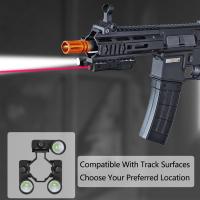 China ODM LED Tactical Flashlights 500 Lumens Red 650nm Rifle Laser Light for sale