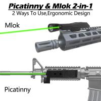 China M4 Shotgun Tactical Flashlights 500 Lumens 520nm Green Laser Flashlights for sale
