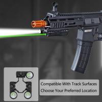 China M4 Shotgun Tactical Flashlights 500 Lumens 520nm Green Laser Flashlights for sale