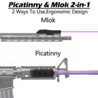 China OEM LED Tactical Flashlights For Handguns High Lumens Purple Laser for sale