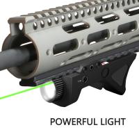 China 520nm Tactical Green Laser Beam Picatinny Mount 800 Lumens Flashlight for sale