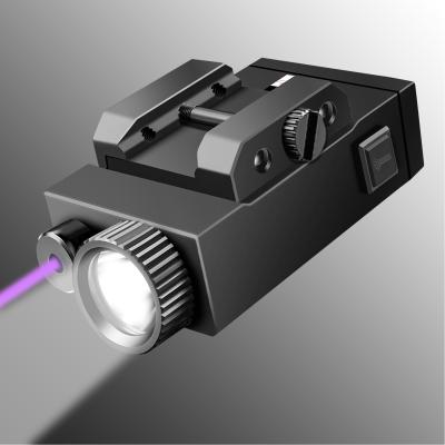 China IPX4 Compact Handgun Laser Waterproof 405nm Purple Laser Gun for sale
