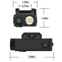 China IPX4 Compact Handgun Laser Waterproof 405nm Purple Laser Gun for sale