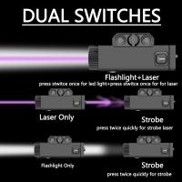 China IPX4 Compact Handgun Laser Waterproof 405nm Purple Laser Gun for sale