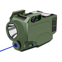 China Picatinny Weaver Rail Laser Sights 500 Lumens Pistol Light Laser Blue for sale