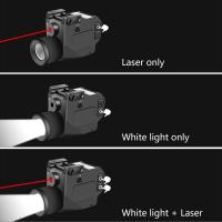 China 500 Lumens Airsoft Gun Lasers Adjustable Rail Mounted Pistol Laser for sale