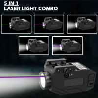 China Green Purple Airsoft Gun Lasers Handgun Rail Mount Laser Combo for sale