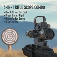 China OEM / ODM Green Laser Beam Holographic Rifle Scope Combo ​4-In-1 for sale