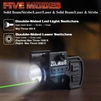 China Weapon Pistol Green Laser Beam For Gun 500 Lumens LED Flashlight for sale