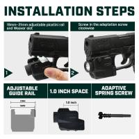 China Ipx4 Shotgun Hunting Accessories Picatinny Mount 650nm Green Light Laser Sight for sale