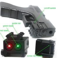 China Compact Tactical Rail Laser Sight Green & Red With Rechargeable USB for sale