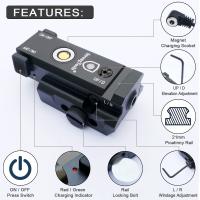 China Aluminum Shotgun Hunting Accessories Rechargeable Green Tactical Laser Sight for sale