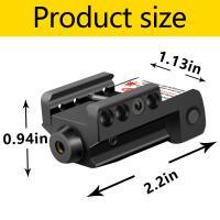 China Compact Picatinny Mount Laser Dot Sight Strobe Red Laser Sight Aluminum Ultra Low Profile for sale