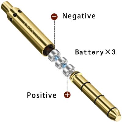 China Cal 25 Bore Sight Hunting Red Laser Zeroing Sight Boresighter With Batteries for sale