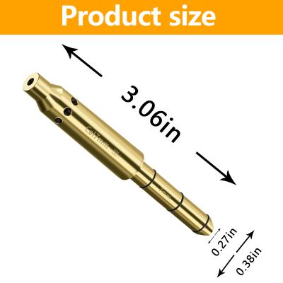 China 7MM Bore Sight Cartridge Red Dot Laser Zeroing Boresighter Four Sets Of Batteries for sale