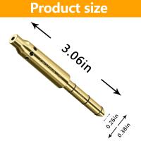 China 27mm Caliber Red Dot End Barrel Laser Boresighter 2 Set Of Batteries Bore Sighter For Pistol Rifle Air Gun for sale