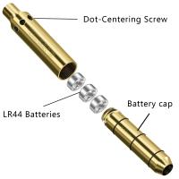 China 30 Laser Bore Sighter Red Laser Boresighter Red Dot Bore Sighter With 6 Batteries for sale
