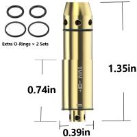 China 9mm Red Laser Bore Sight Laser Boresighter With Chamber Extractor Tool And 9 Batteries for sale