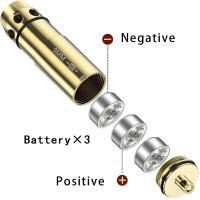 China 9mm Red Laser Bore Sight Laser Boresighter With Chamber Extractor Tool And 9 Batteries for sale