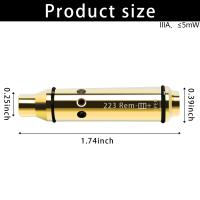 China Purple Laser Training Cartridge for 223Rem with Built in Rubber Snap Cap for sale