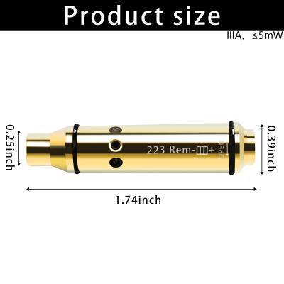 China Purple Laser Training Cartridge for 223Rem with Built in Rubber Snap Cap for sale