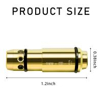 China 9MM Laser Training Cartridge with Chamber Extractor Tool Enabling Seamless Replacement of Snap Cap Strike Pads for sale