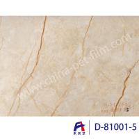 China High Saturation Marbling PVC Panel Coating Film 500 Meters / Roll for sale