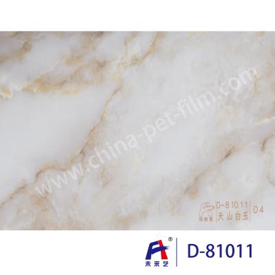 China Tianshan White Jade Waterproof PVC Coating Film For Skirting for sale