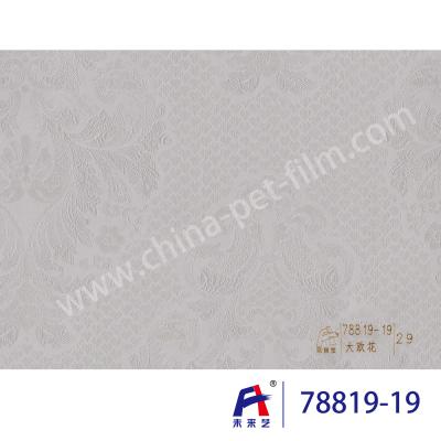 China Big  European flower  PVC  Decorative Film  0.12-0.18mm thickness for sale