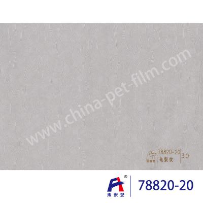 China Tortoise Crack Path Decorative Pvc Film , Pvc Lamination Film Exquisite Color for sale