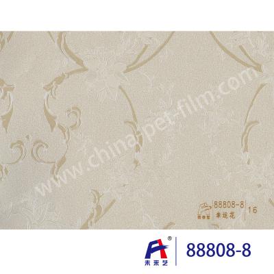 China Lucky Flower PVC Decorative Film 0.14mm Thickness Window Decorative Film Corrosion Resistant for sale