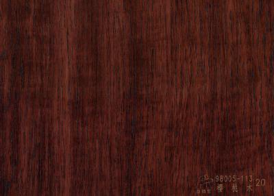 China Water Resistant Wood Grain Pvc Film 23micron Thickness Anti Corrosion for sale