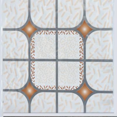 China Hot Stamping PVC Ceiling Film 595mm Width Long Lasting Impact Resistance for sale