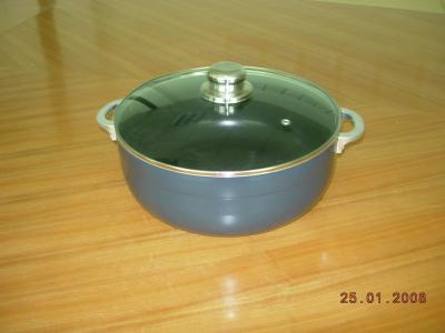 China Aluminium Non-Stick Caldero Pot (Glass Cover available) for sale