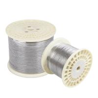 China 0.3mm - 1mm Ss 304 1x7 Stainless Steel Wire Rope GB AiSi Standard 300 Series for sale