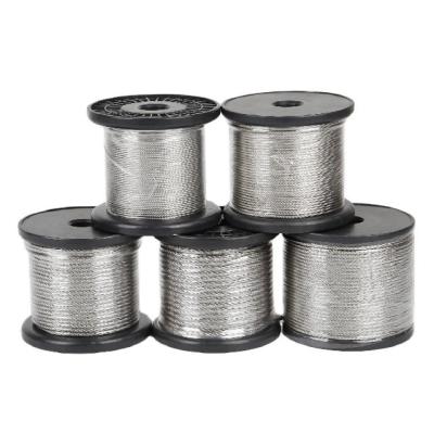 China Industry Steel Wire Rope Cable Nonmagnetic Rope 1*7 0.3mm for sale