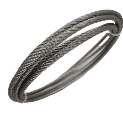 China 2mm-4mm 304 Stainless Steel Wire Rope Construction 7×7 Heavy Duty for sale
