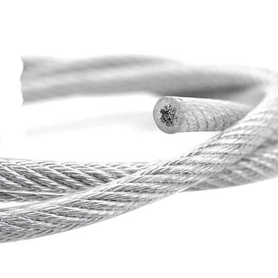China 300 Series Invisible Grill Wire Rope  7*37 20mm - 32mm  304 wire rope for sale