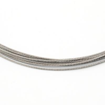 China 1.5mm Practical 1x19 Stainless Steel Wire Rope For Car Stay Cable for sale