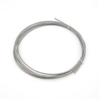 China Clear Nylon Coated 1x7 Stainless Steel Wire Rope 0.2mm 0.25mm For Fishing for sale