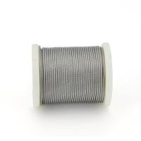 China 7*7(6*7+IWS) 1.0mm 3 16 Stainless Wire Rope Silver For Dragline for sale