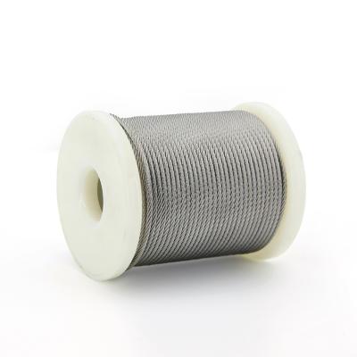 China Higher Tensile Strenth 4mm - 10mm 7x19 Stainless Steel Wire Rope Can Withstand Large Loads for sale