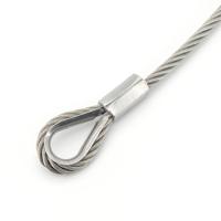 China 304/316 Ss Wire Rope With Swaged Fittings For Easy Installation for sale