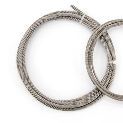 China Durable Stainless Steel Wire Rope 1x19 For Heavy Load Lifting And Towing for sale