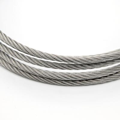 China Bright no burrs Stainless Steel Wire Rope 8*26WS+IWR 8mm - 32mm Strong Toughness for sale