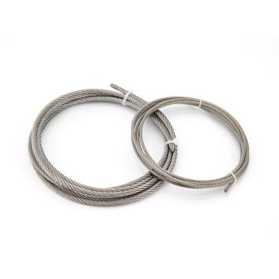 China Stainless Steel Wire Rope 12mm 1*37 High Tension Durable For Window Cable for sale