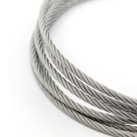 China Stainless Steel Wire Rope 6mm - 14mm 1*19 1*37 1*61 Structure for sale