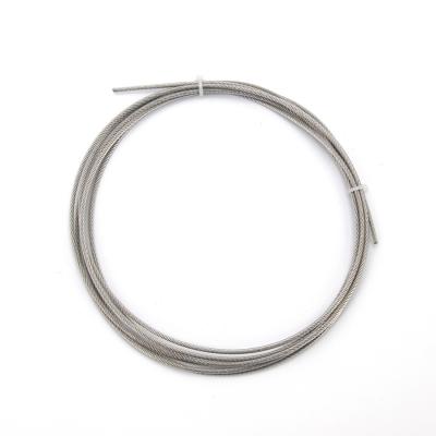China Stainless Steel Invisible Grill Wire Rope 7*7 7*19  for DIY Projects Fencing and Gardening for sale