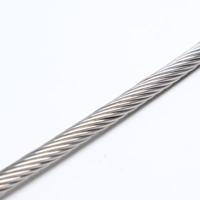 China 1x19 Stainless Steel Wire Rope For Minimal Flexibility And Maximum Strength 1x19 Rigging Wire for sale